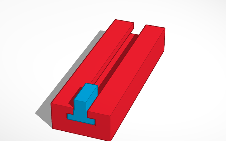 3D design slider - Tinkercad