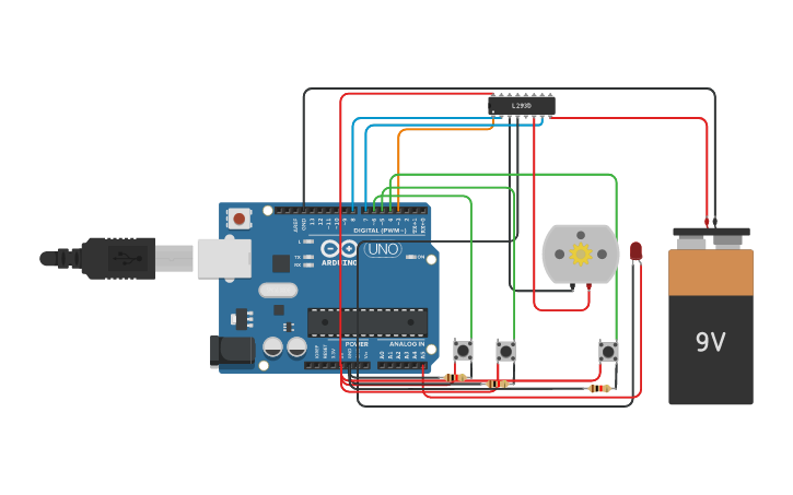 Circuit design Task - Tinkercad