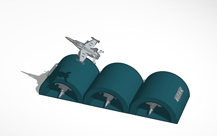3D design Plane Hanger - Tinkercad