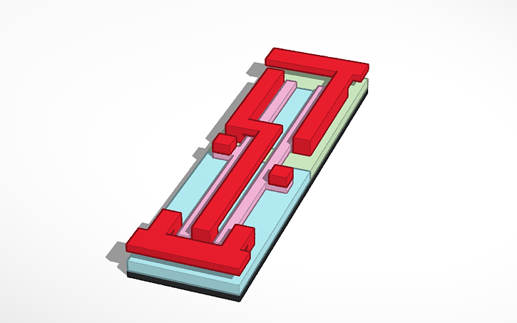 3D design NOR Gate - Tinkercad