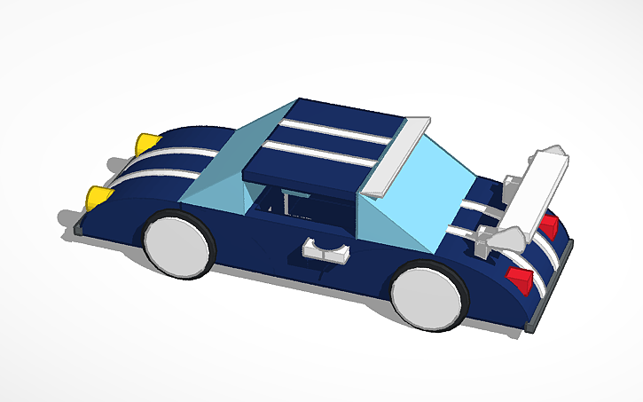 3D design Increíble super auto - Tinkercad