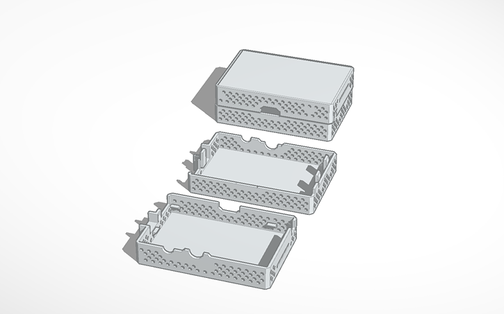 3D design Raspberry Pi Case V5 - Tinkercad