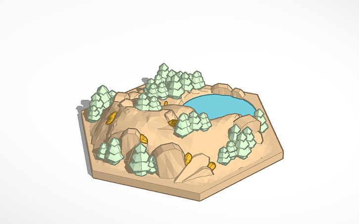 3D design gold - Tinkercad