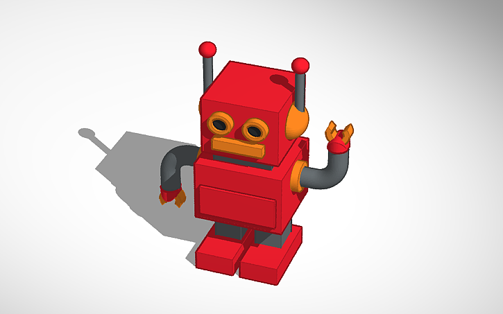 3D design Simple RRobot prototype - Tinkercad