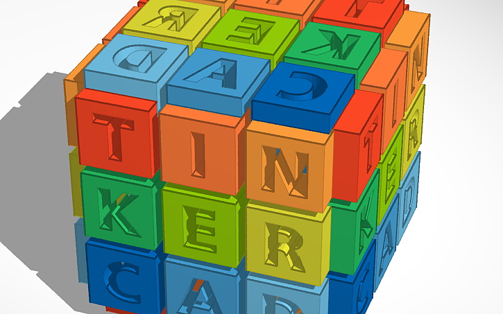3D design Tinker-Cube | Tinkercad