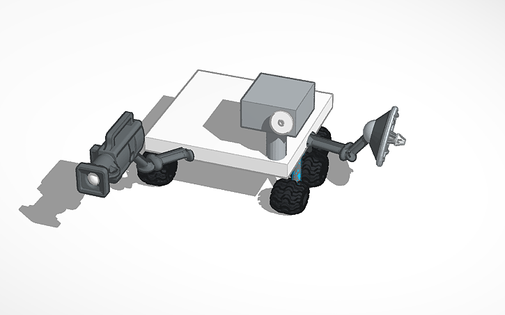 3D design El Rover OSCU | Tinkercad