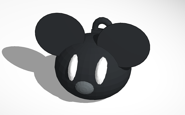 3D design Mickey Mouse | Tinkercad