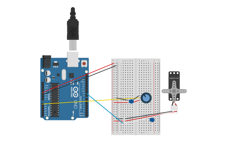Circuit design Proyecto 5 - Tinkercad