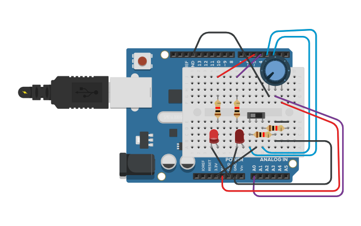 Circuit Design Projeto 3 Tinkercad