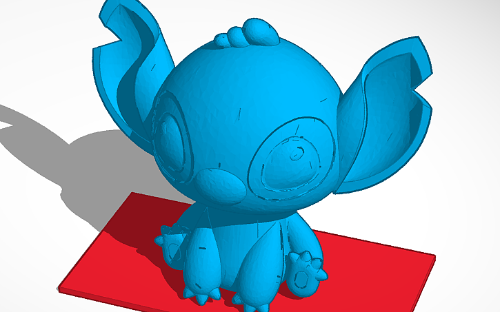 3D design Stitch - Tinkercad