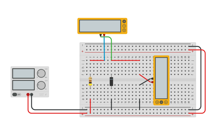 Circuit design Zener Diode | Tinkercad