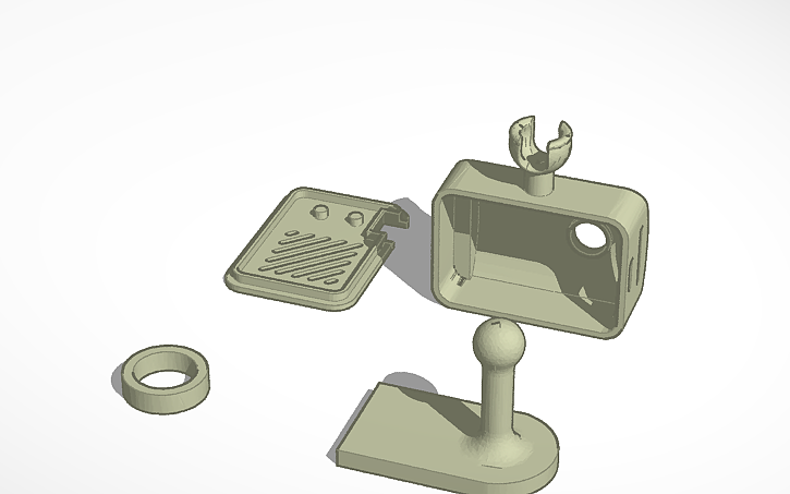 3D design ESP32-Cam - Tinkercad