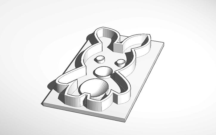 3D design Raving Rabbid Cookie Cutter | Tinkercad