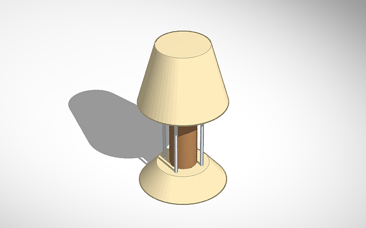 3D design 램프/lamp - Tinkercad