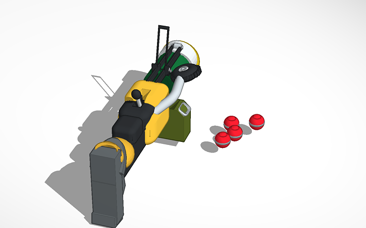 3D design junkrat's gun | Tinkercad