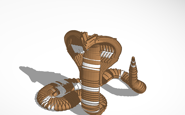 3D design cobra design(custom)(original not copied)(only cylinders ...