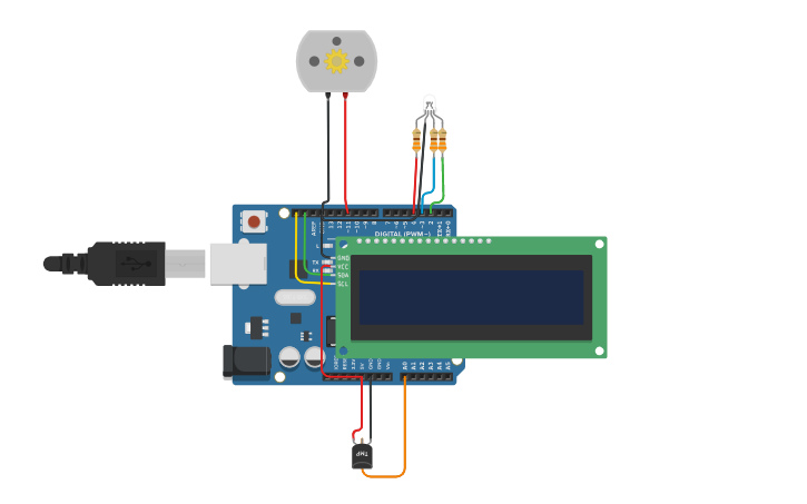 Circuit Design Automatic Temperature Control And Mood Lamp Tinkercad
