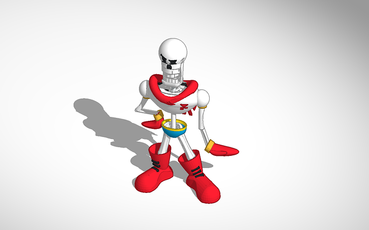 3D design Papyrus - Tinkercad