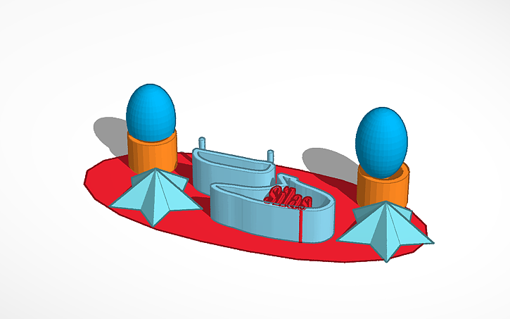 3D design Silas Name Tag | Tinkercad