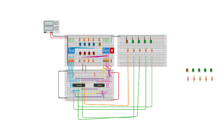 Circuit Design Eh 4 Bit Adder Subtractor Tinkercad
