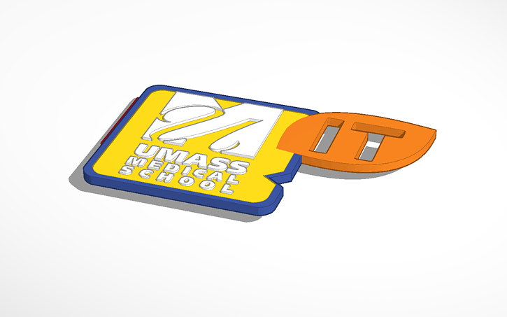 3D design Copy of finial design umassmed umms it logo 3d | Tinkercad