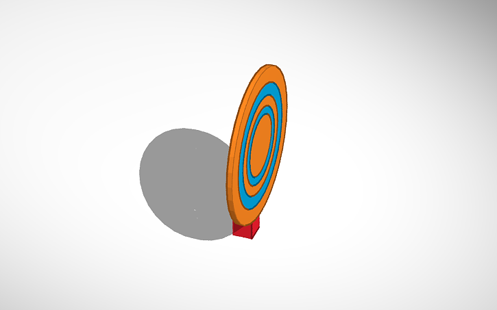 3D design Wall Ball target | Tinkercad