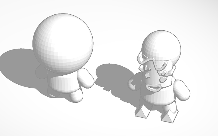 3D design Chibi Template - Tinkercad