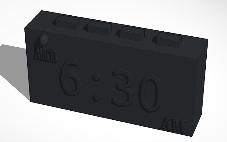 3D design Original Sure-Waker-Uper Alarm Clock - Tinkercad