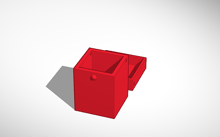 3D design sd card box - Tinkercad