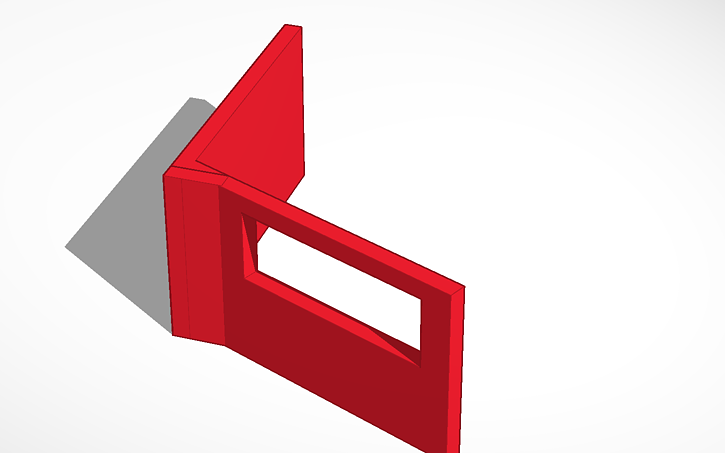3D design Sound Bar Mount - Tinkercad