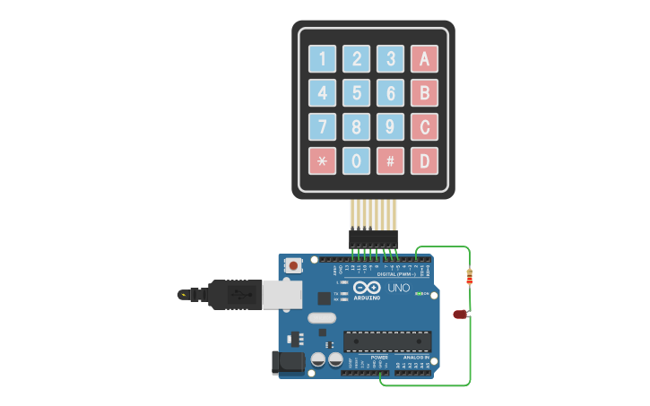 Circuit Design Работа 2 Tinkercad