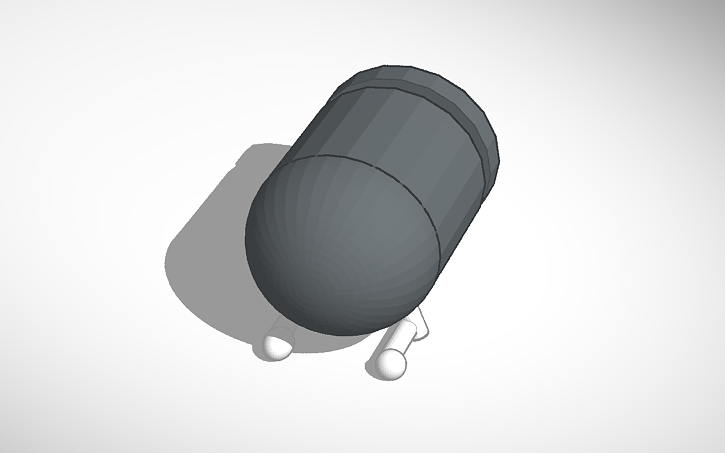 3D design bullet bill - Tinkercad