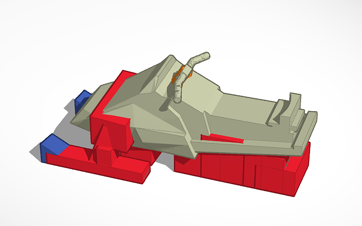 3D design snow mobile - Tinkercad