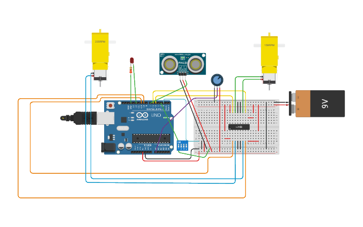 Circuit Design Задание 10 Гериб Илиес Tinkercad