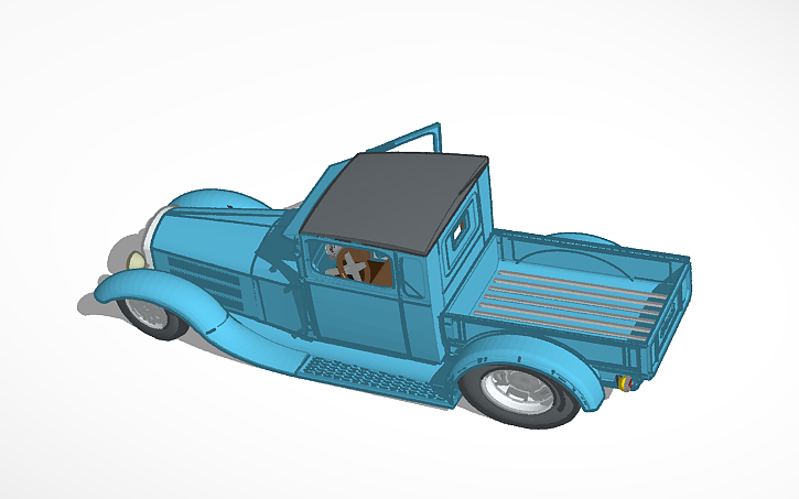 3D design Hot rod car | Tinkercad