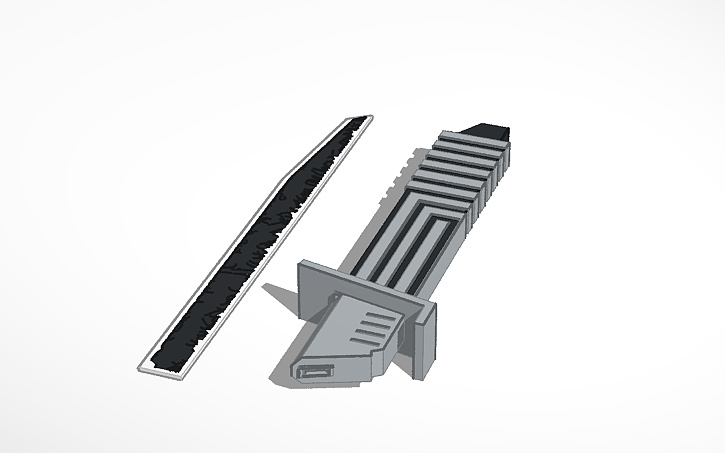 3D design Darksaber - Tinkercad