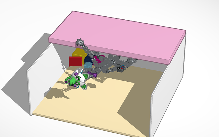 3D design FNaF Tangle - Tinkercad