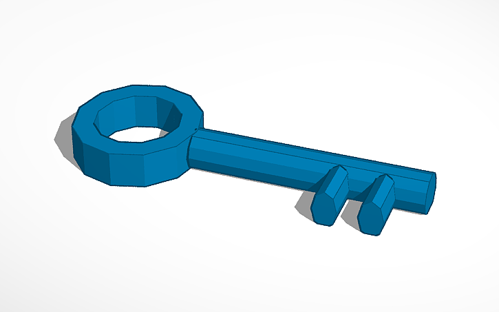 3D design Hello Neighbor Key - Tinkercad
