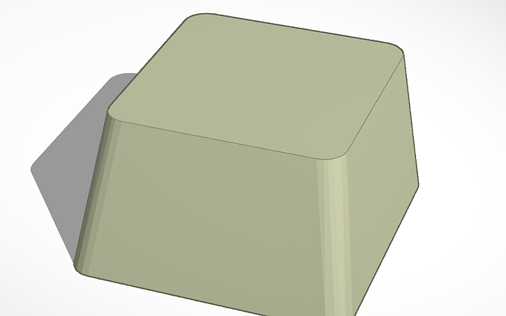 3D design flat cherry profile | Tinkercad