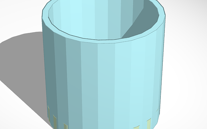 3D design Pencil Holder - Tinkercad