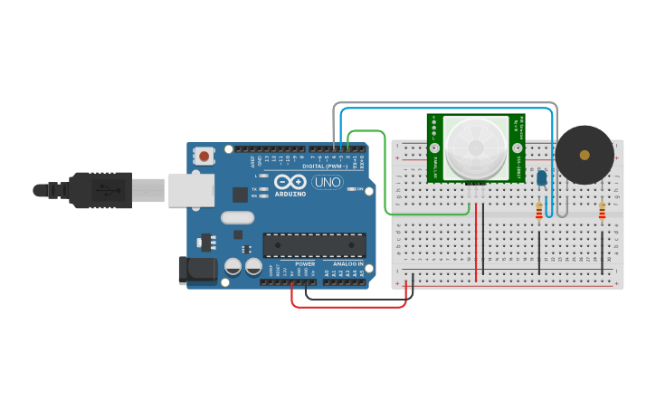 Circuit design UTS-Mikro - Tinkercad