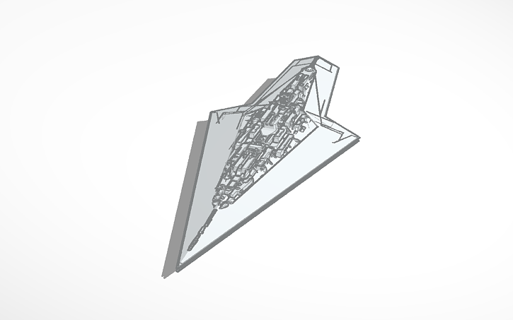 3D design Executor Class Super Star Destroyer | Tinkercad