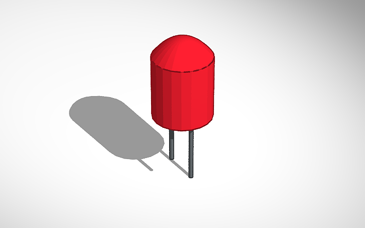 3D design LED - Tinkercad