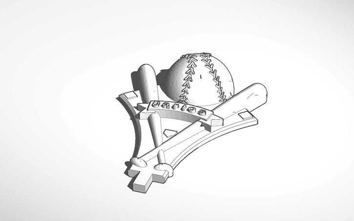 3D design Carlos baseball - Tinkercad