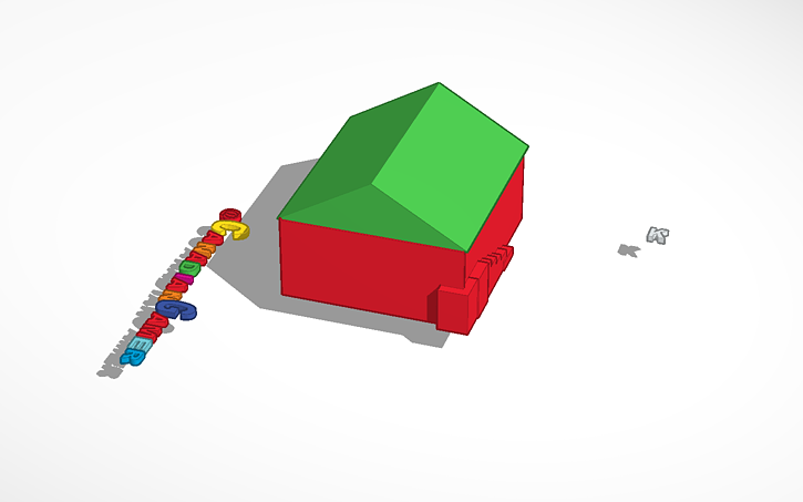 3D design INSANE 3PIC PARTY HOUSE! - Tinkercad