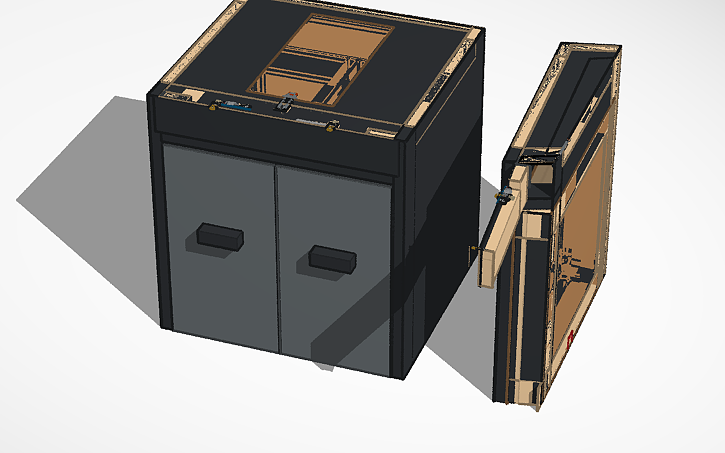 3D design Arduino-based-Auto-Wastebin - Tinkercad 3D design Arduino-based-Auto-Wastebin - Tinkercad