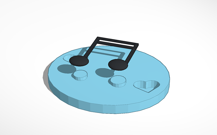 3D design music note #finalswirl | Tinkercad