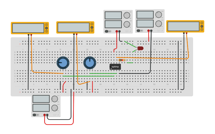 Circuit design KOMPARATOR ALAT | Tinkercad