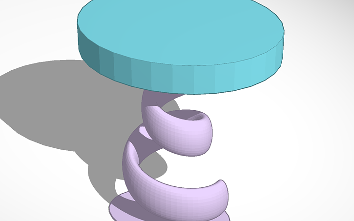 3D design Contemporary Bed Side Table - Tinkercad