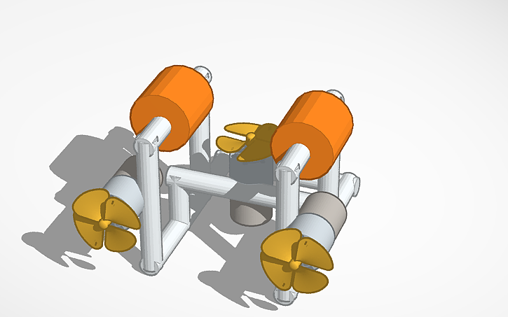 3D design ROV Design_Mechanical Madness - Tinkercad